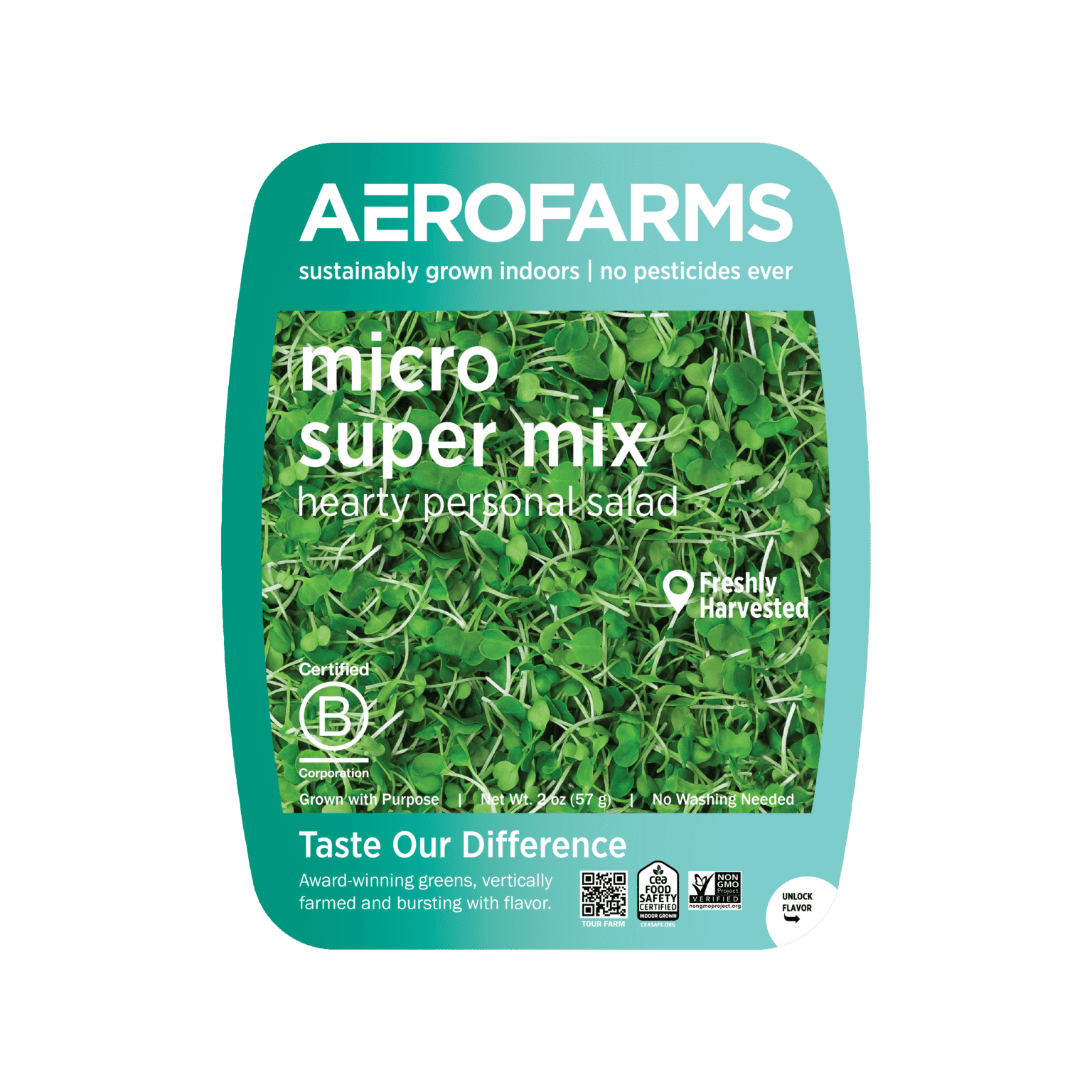 AeroFarms Micro Super Mix Freshly Grown Indoors with No Pesticides