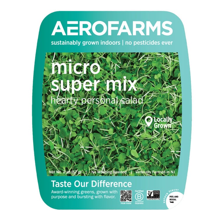 Vertically farmed kale, arugula, greens mixes, and microgreens • AeroFarms