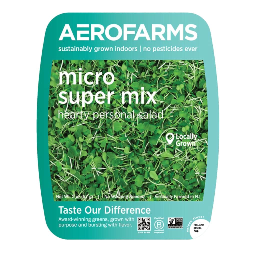 AeroFarms store locator for vertically farmed greens with elevated flavor