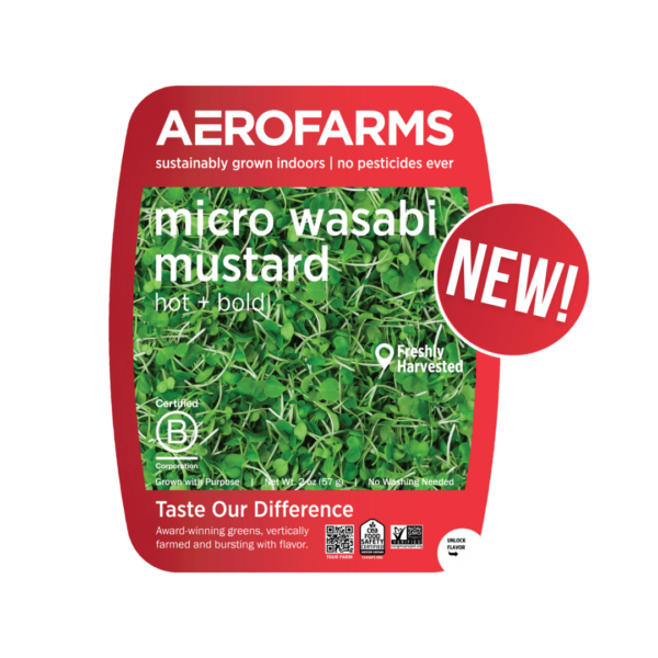 Vertically farmed micro rainbow mix with elevated flavor from AeroFarms