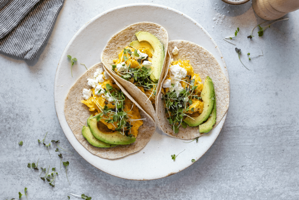 Spicy Breakfast Tacos - AeroFarms